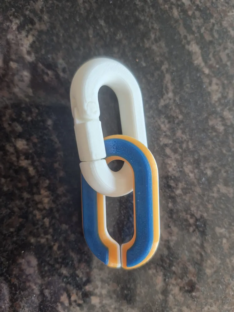 Hinged Rally Chain Necklace Clasp print in place - Free 3D Print Model ...