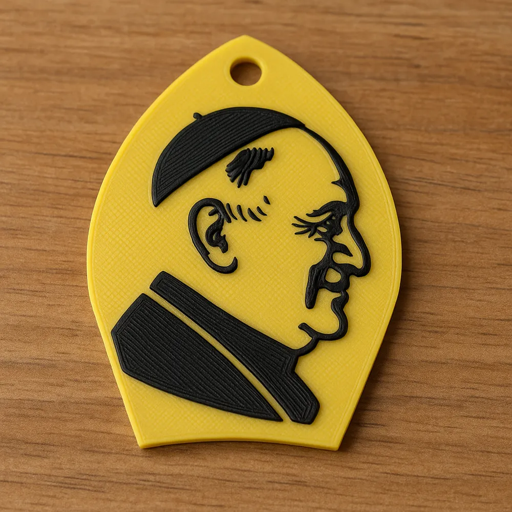 Pope Francis Keychain - Vatican City by juancruz_userMakerWorld ...