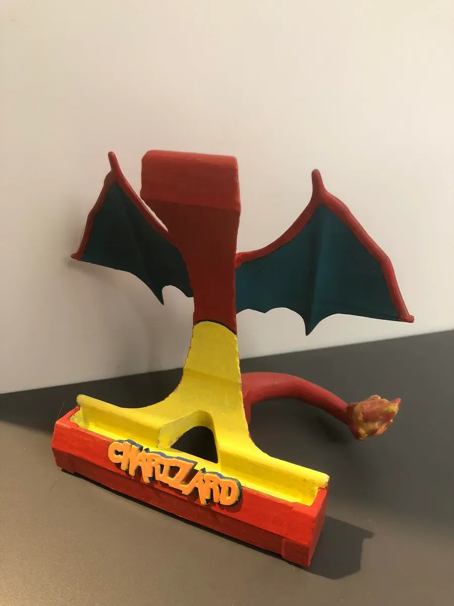 Charizard Stand for graded cards (PSA,BGS,CGC...) by Karol-IT ...