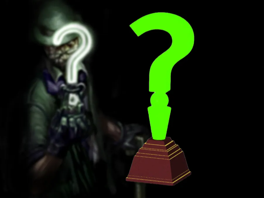 Batman Arkham Riddler Trophy by Amon_etMors MakerWorld: Download Free ...