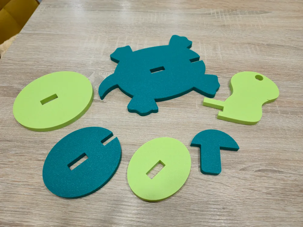 Educational montessori turtle puzzle by 3Dcrabi - MakerWorld