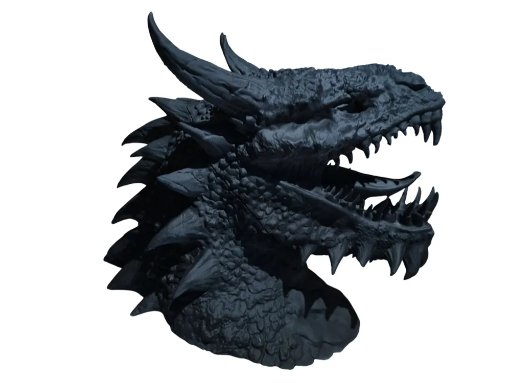 Dragon Headset Stand - Free 3D Print Model - MakerWorld