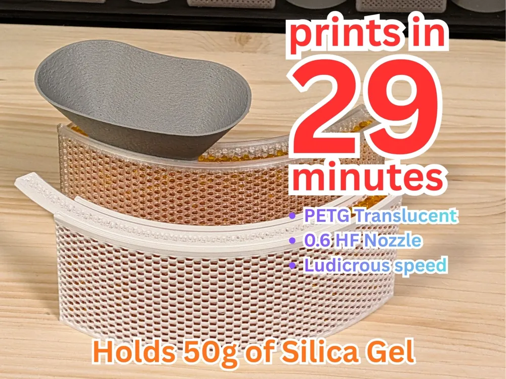 Desiccant Container for Spools in Vacuum Bags - Free 3D Print Model ...