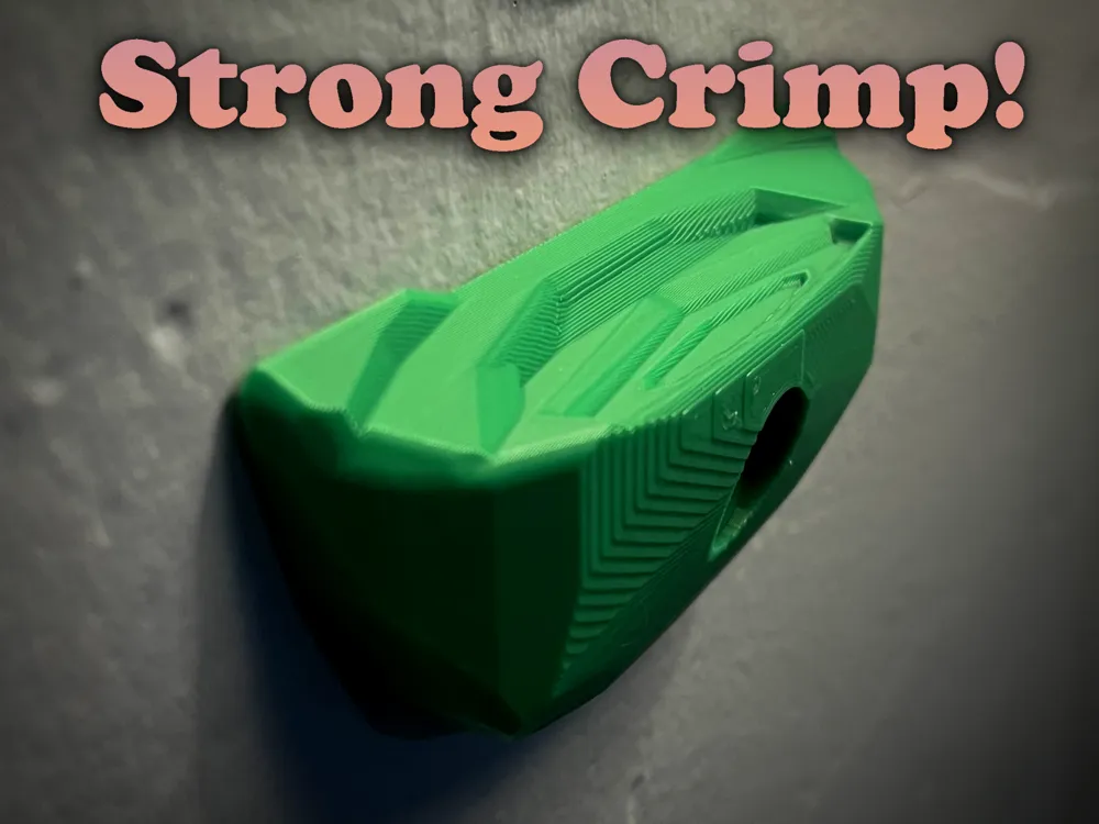Rock Climbing Hold - Crimp by Robo - MakerWorld