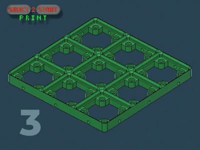 Gridfinity Base | Skelet | 4x3 | select2stertPrint by select2start ...