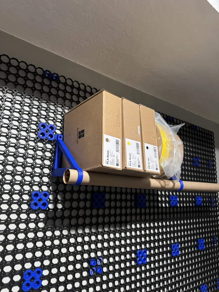 Multiboard Filament Rack - All Parts Included - Free 3D Print Model ...