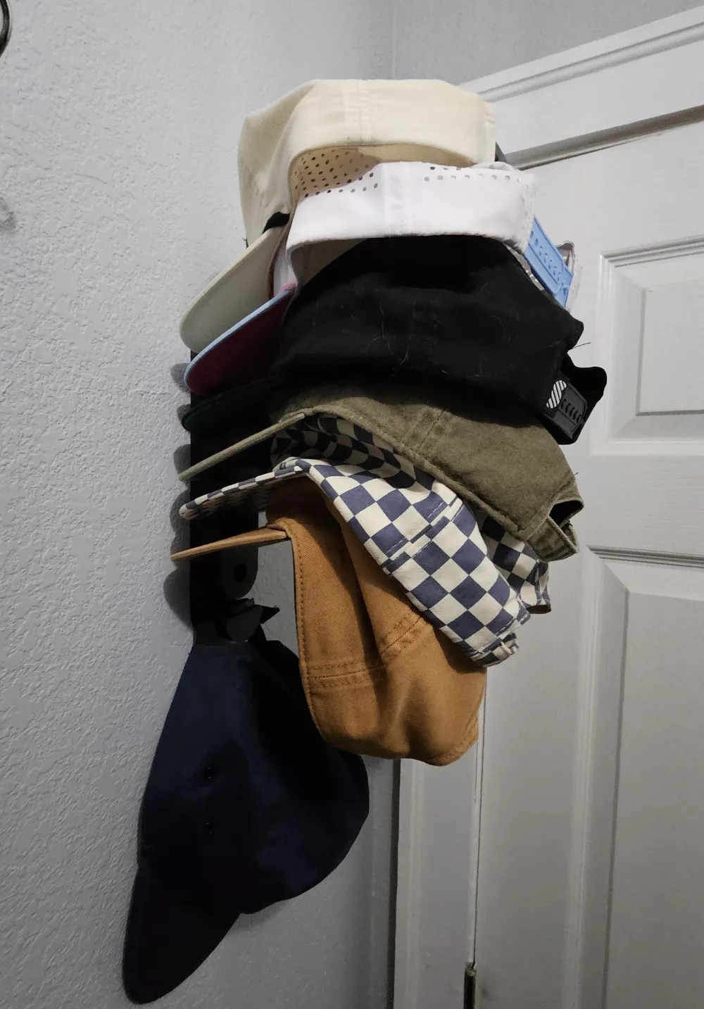 Wall Mounted Hat Rack (holds seven hats) by Andrew Lankford MakerWorld ...