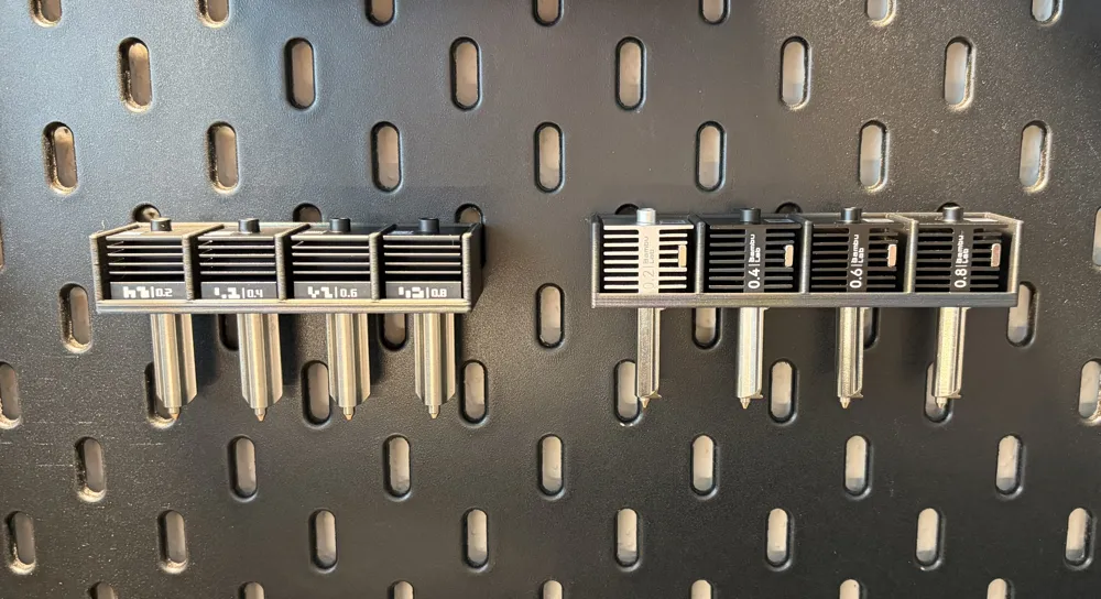 Ikea Skadis Hotend-hållare P2S,H2S,H2D,H2C,A1,Mini - Gratis 3D ...