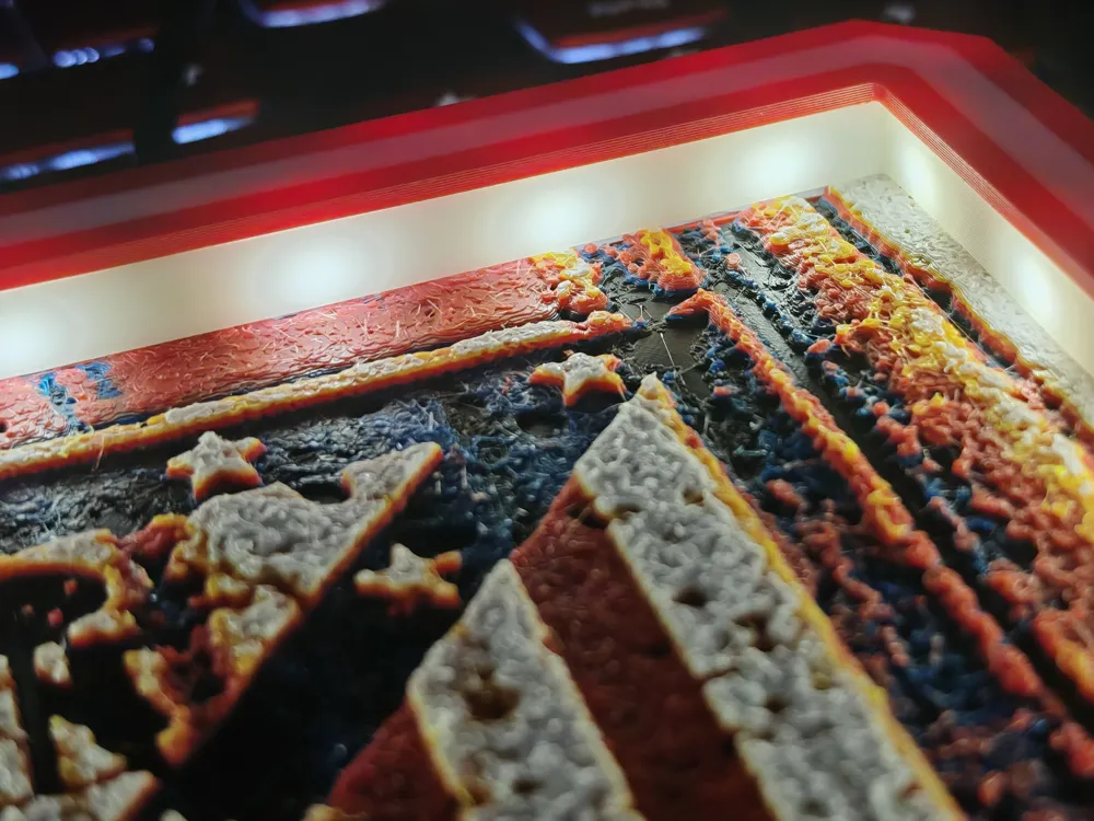 NEW HueForge LED Frame!! Two colors and diffuser by BS 3DPrint ...