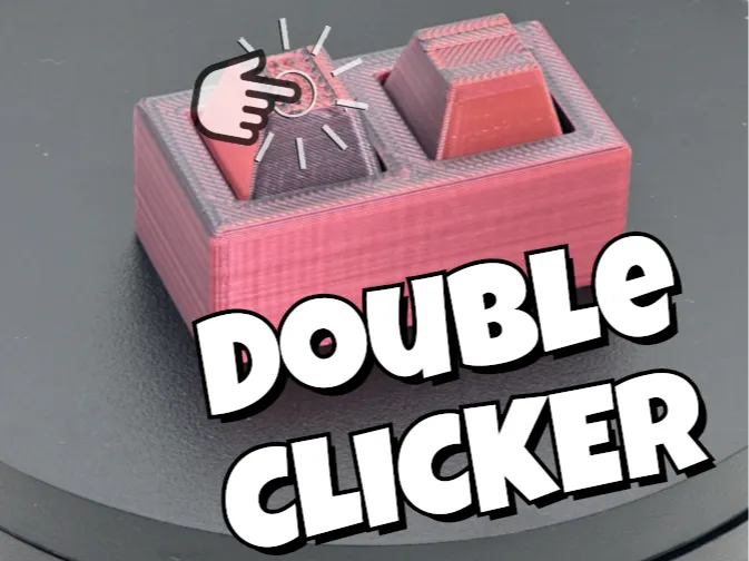 Double Click (Key Clicker) (Fidget) - Free 3D Print Model - MakerWorld