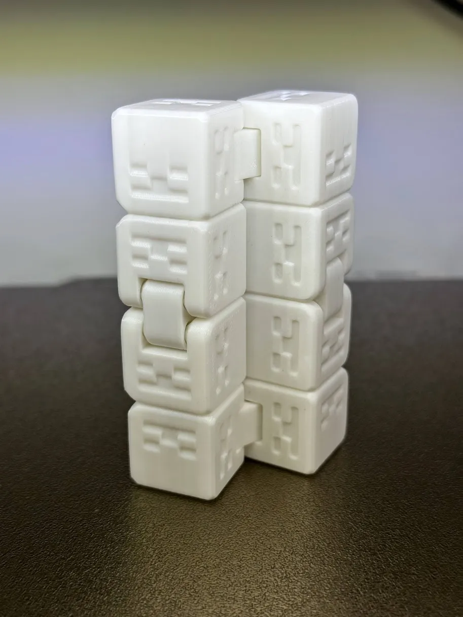 Minecraft Fidget Cube: Skeletons - Free 3D Print Model - MakerWorld
