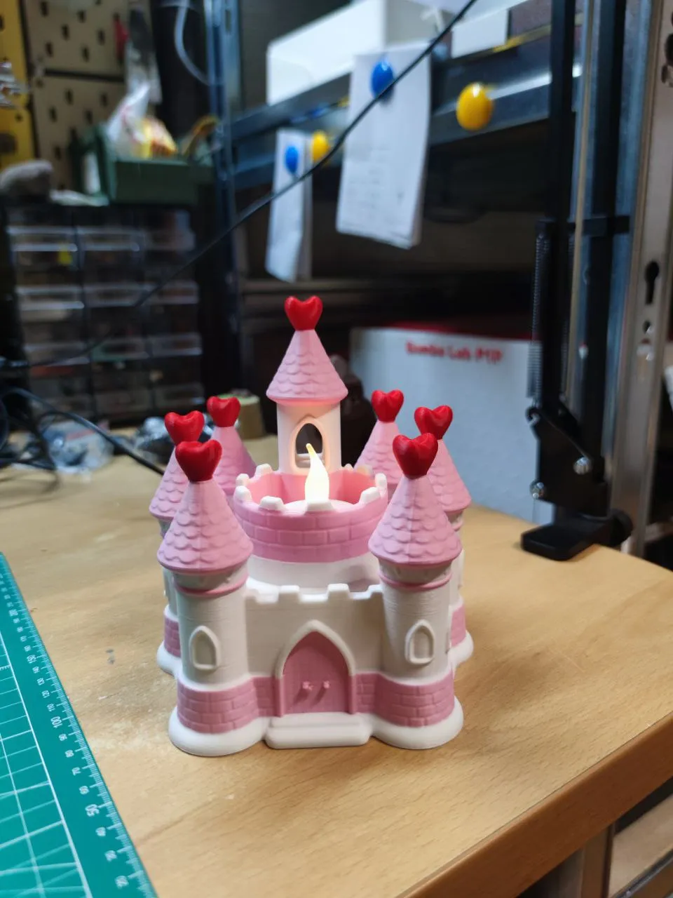 LED Tealight Holder – Fairy Tale Castle - Free 3D Print Model - MakerWorld