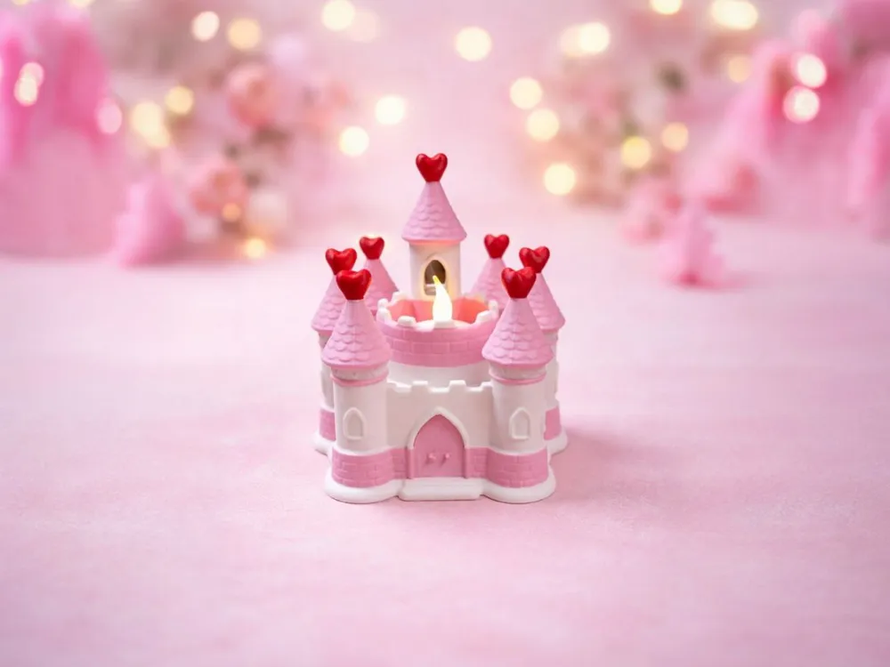 LED Tealight Holder – Fairy Tale Castle - Free 3D Print Model - MakerWorld