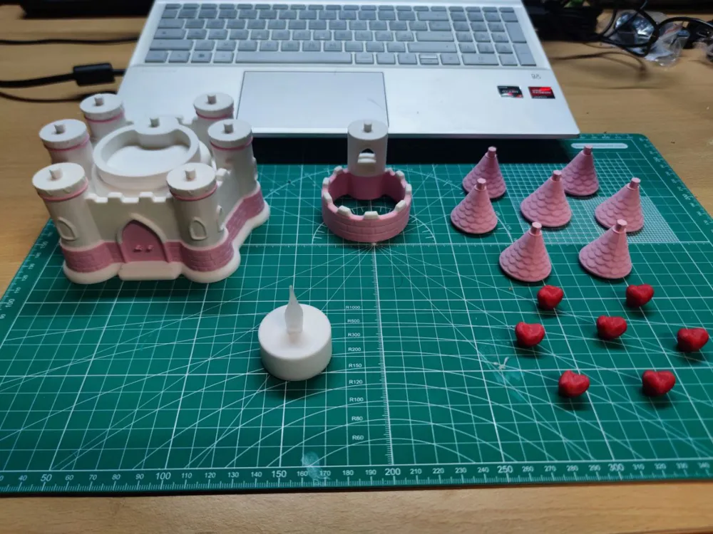 LED Tealight Holder – Fairy Tale Castle - Free 3D Print Model - MakerWorld