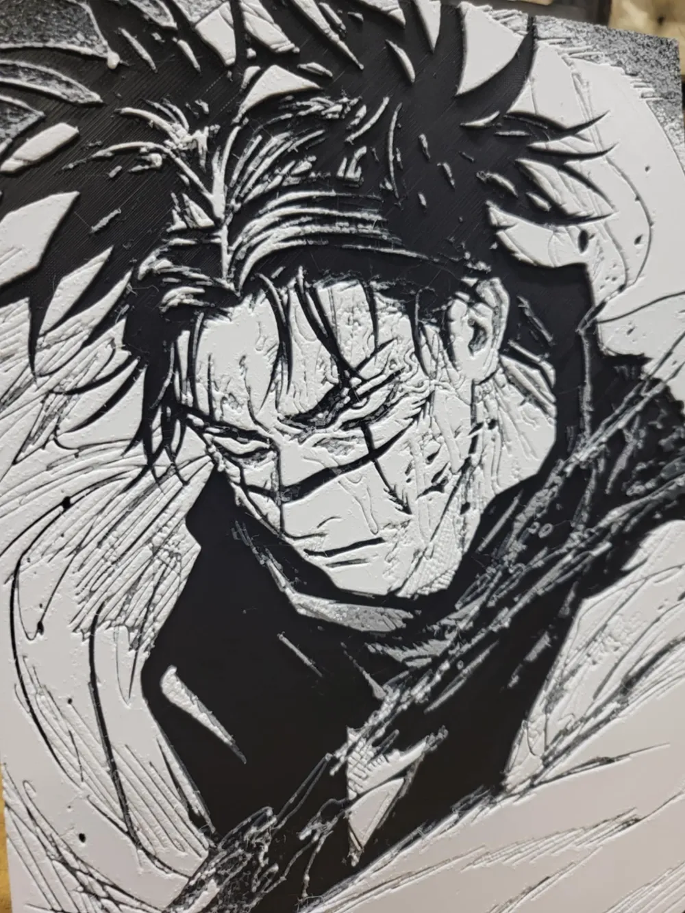 Choso Jujutsu Kaisen Manga Panel Hueforge by 3Deez Prints - MakerWorld