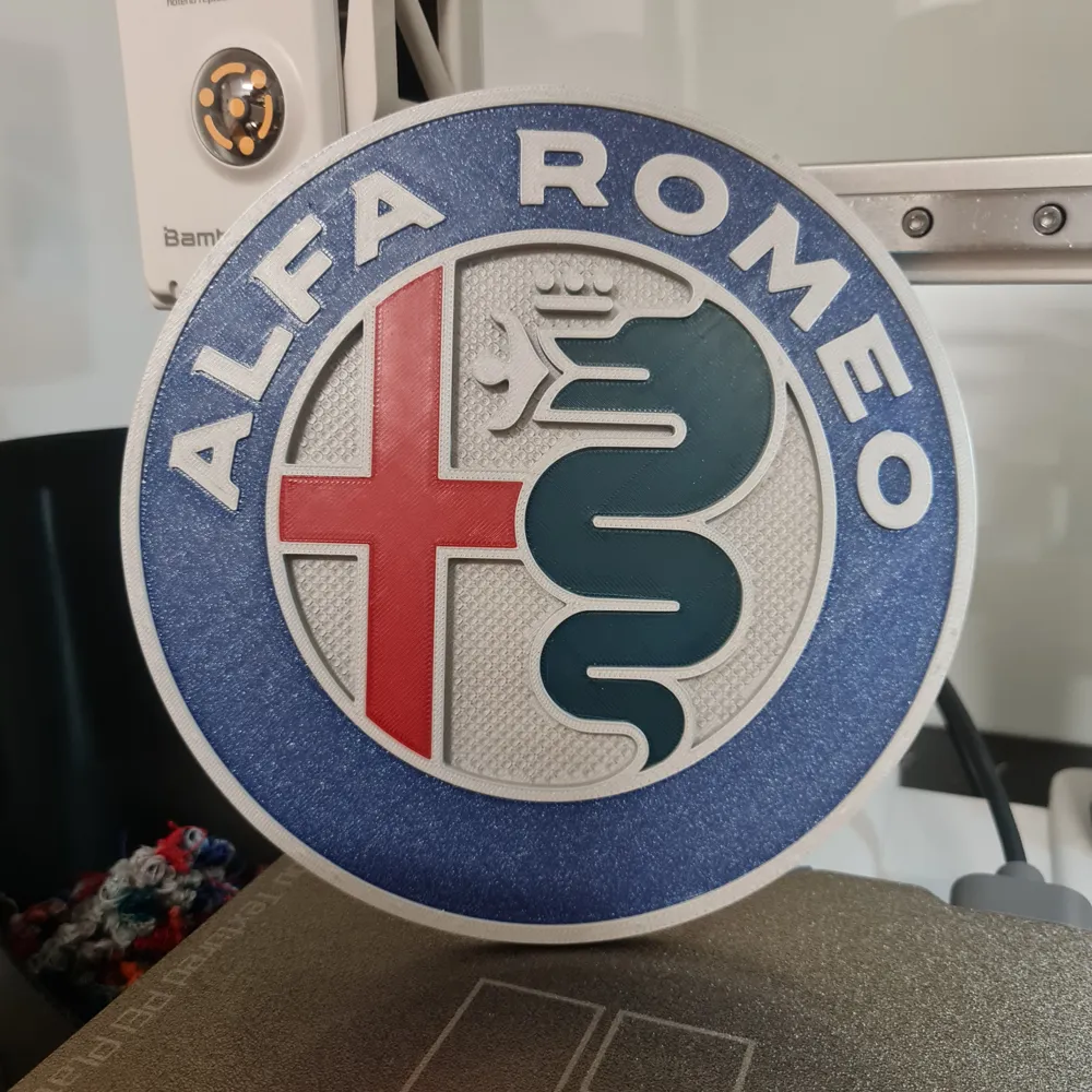 ALFA ROMEO WALL LOGO (2015) by Maker's Innovations - MakerWorld