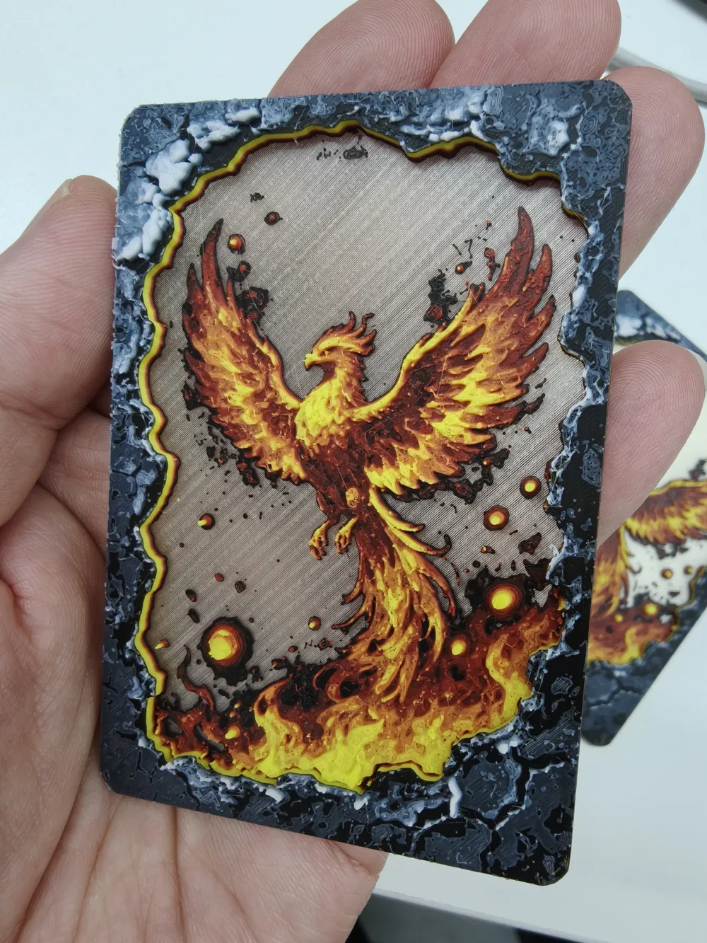 Chroma Canvas phoenix——Color Print Generator Phoenix 3D Relief Print ...