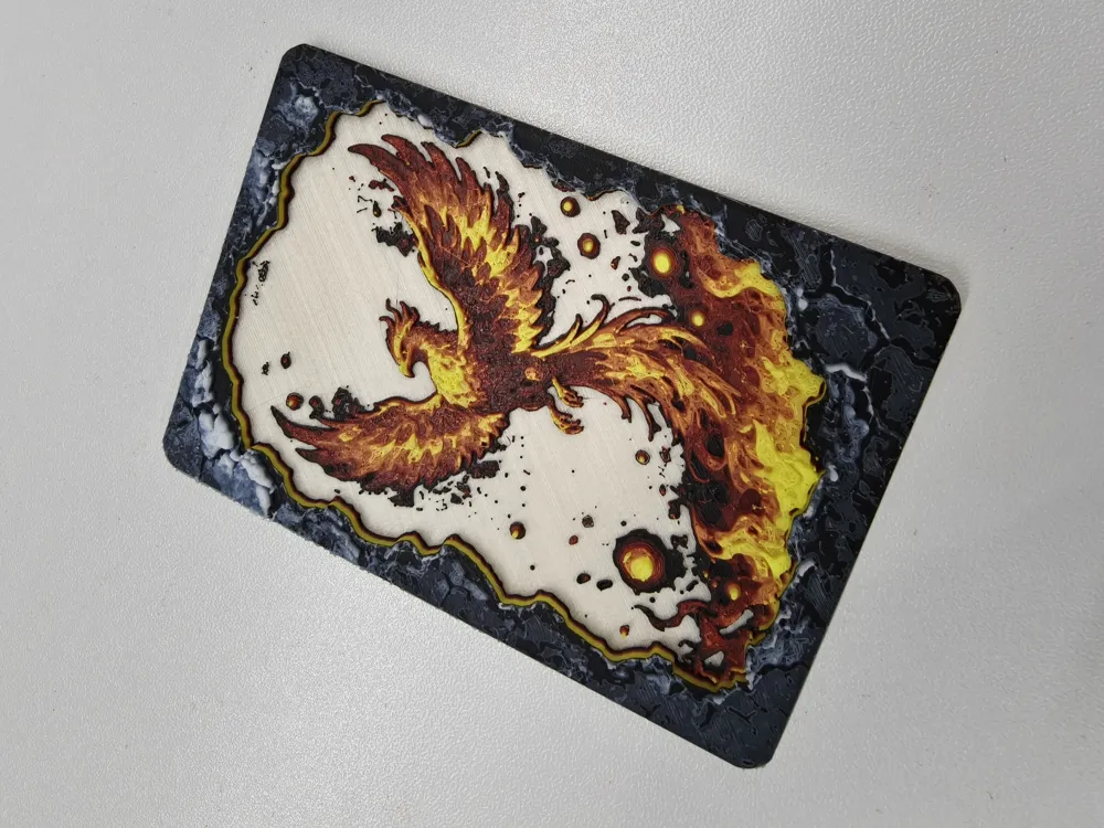 Chroma Canvas phoenix——Color Print Generator Phoenix 3D Relief Print ...