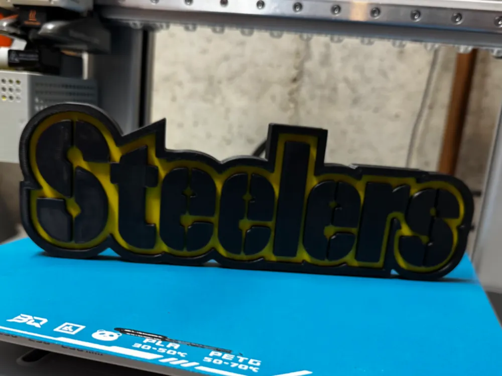 Pittsburgh Steelers logo - Free 3D Print Model - MakerWorld