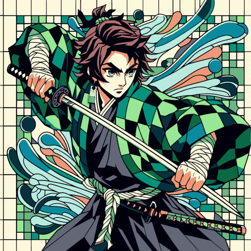 Kamado Tanjiro (Demon Slayer) (8 colors) by Losco - MakerWorld