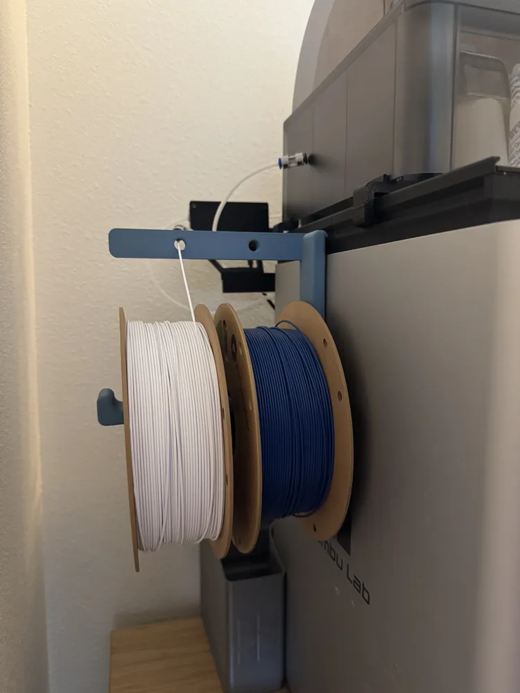 3kg/Dual 1kg Spool Holder for AMS Riser X1C/P1S by Aziz MakerWorld: Download Free 3D Models