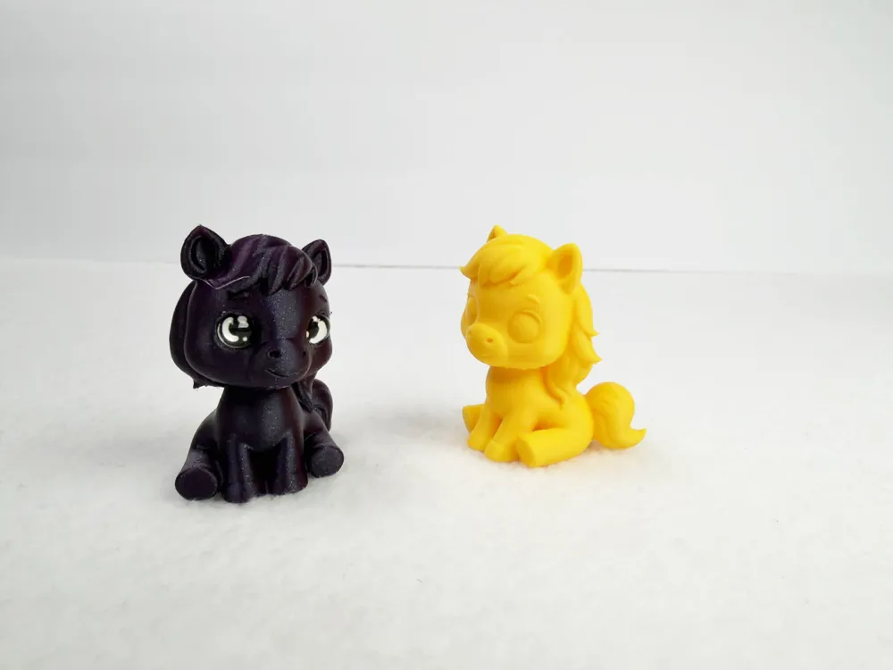 Mini Horse (6mm cut eyes option) - Free 3D Print Model - MakerWorld