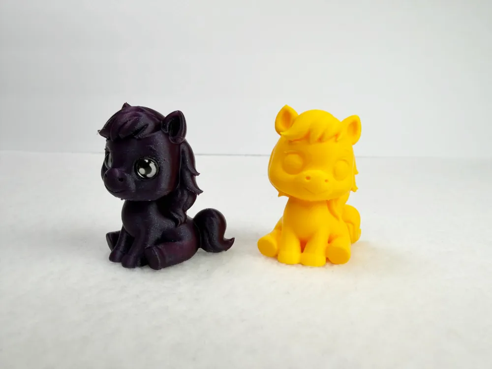 Mini Horse (6mm cut eyes option) - Free 3D Print Model - MakerWorld