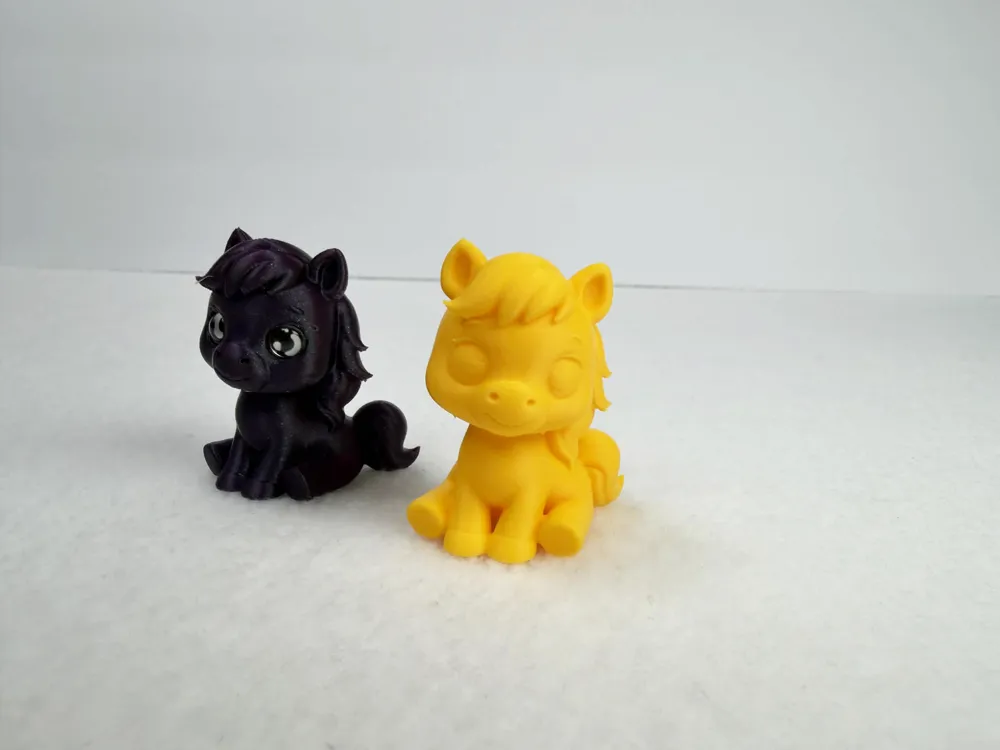 Mini Horse (6mm cut eyes option) - Free 3D Print Model - MakerWorld
