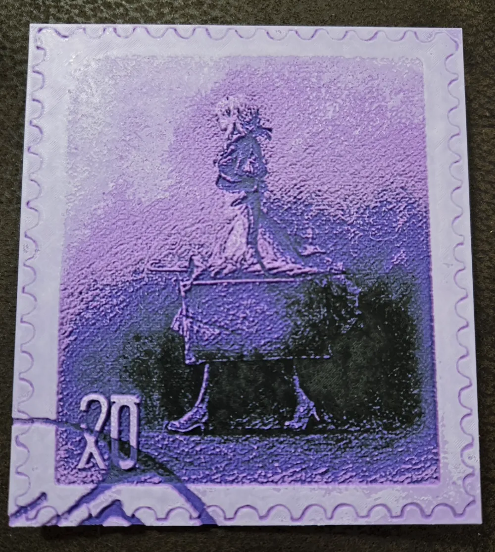 Violet Evergarden Stamp - Free 3D Print Model - MakerWorld