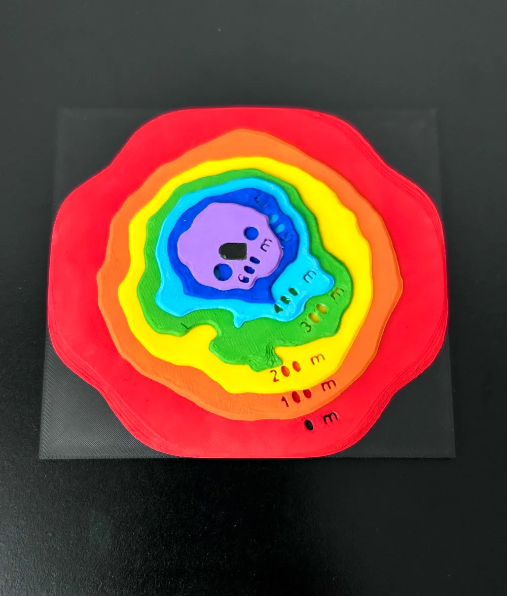 Contour lines by DL 3D LAB MakerWorld: Download Free 3D Models