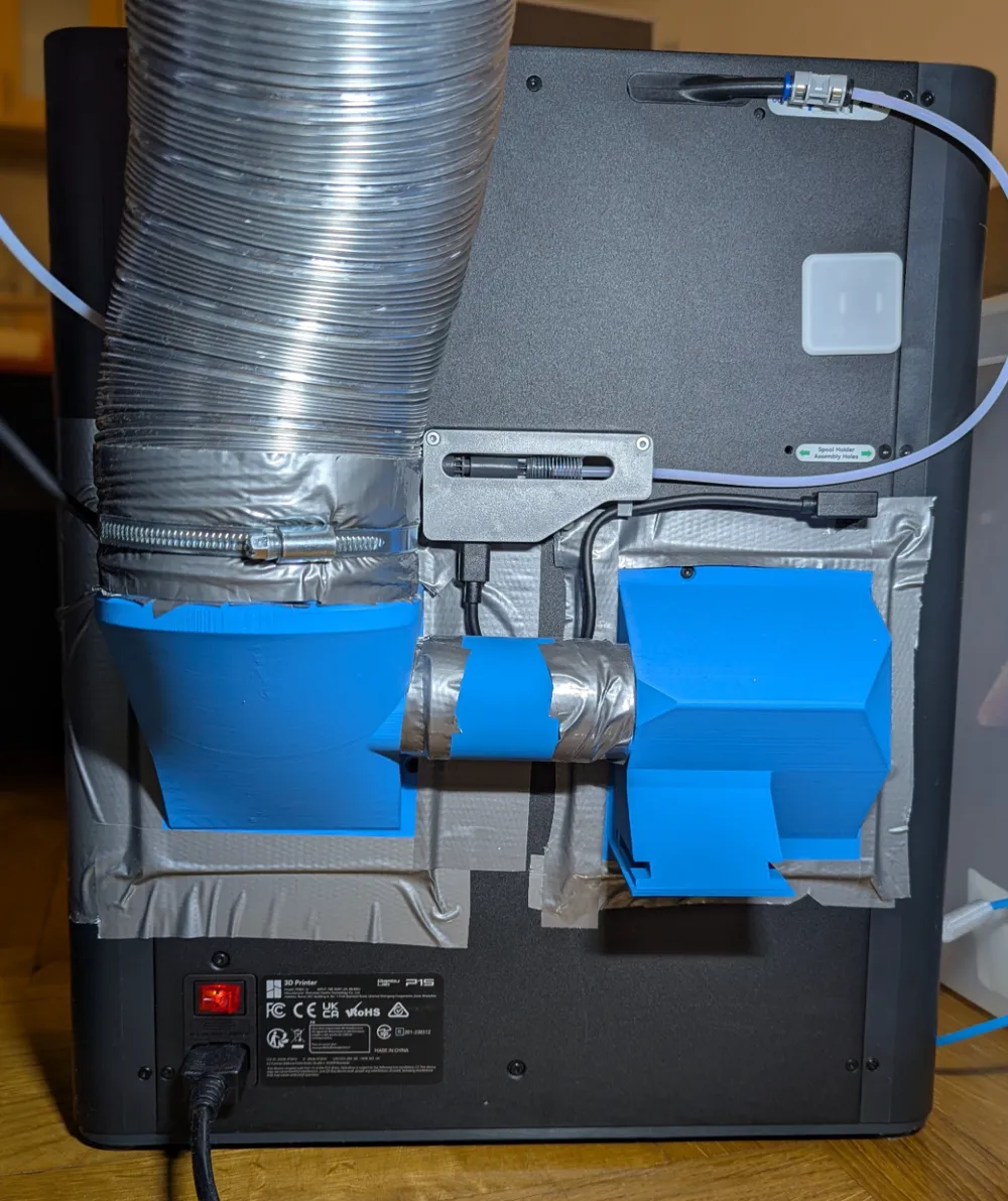 P1S / X1C Ventilation system with poop canister by Rekca - MakerWorld