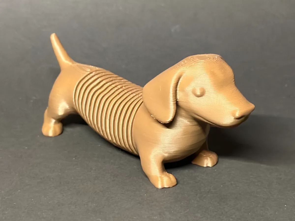 Spring Dachshund - Free 3D Print Model - MakerWorld