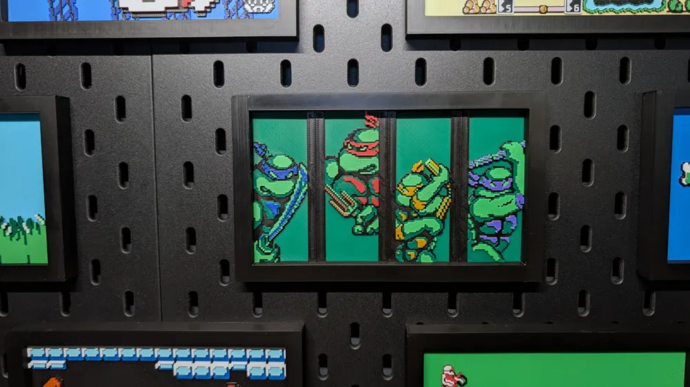 Teenage Mutant Ninja Turtles Wall Art - Free 3D Print Model - MakerWorld