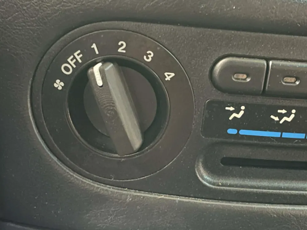 1992 - 1998 Del Sol CRX Fan blower knob - Free 3D Print Model - MakerWorld