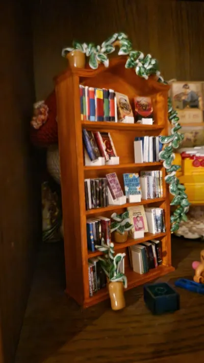 mini book cabinet by Brewser MakerWorld: Download Free 3D Models