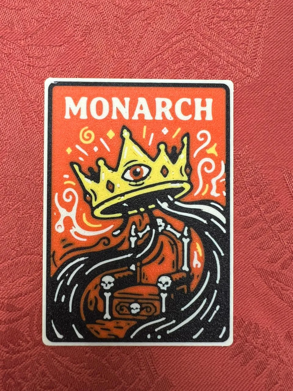 MTG Token Monarch - Free 3D Print Model - MakerWorld