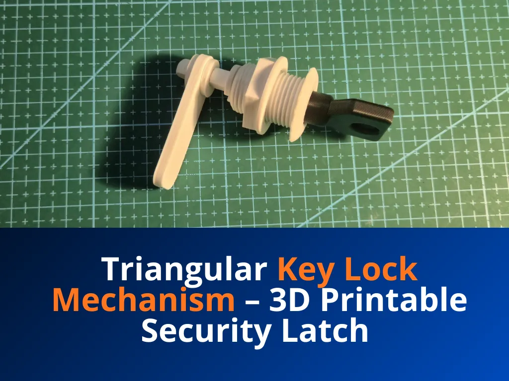 Triangular Key Lock Mechanism - Free 3D Print Model - MakerWorld