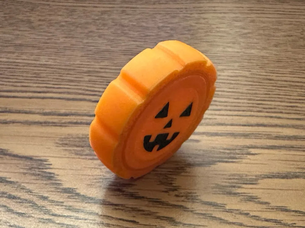 Halloween Pumpkin Fidget Toy - Free 3D Print Model - MakerWorld