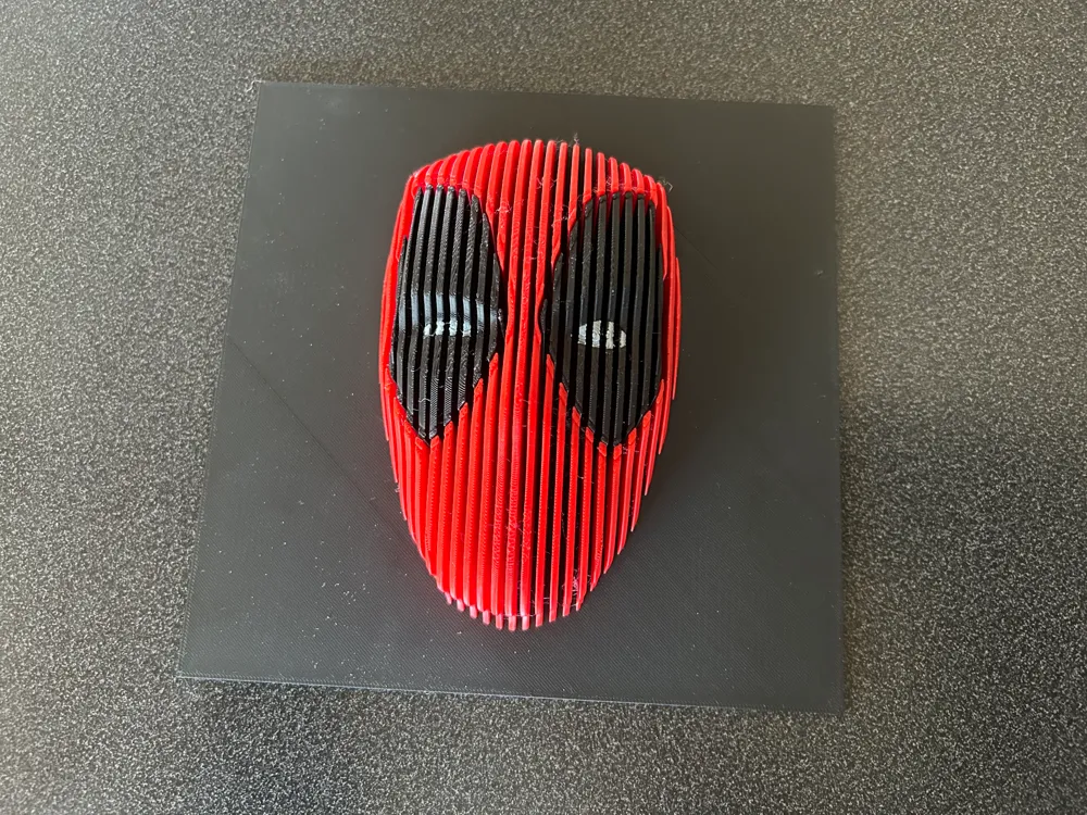 Deadpool layered sculpture 2 colors by Lossamoal MakerWorld: Download ...
