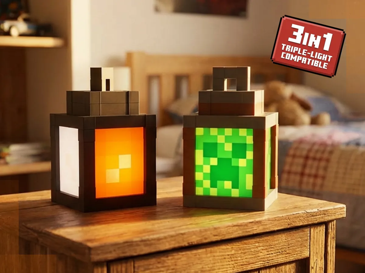 Linterna de Minecraft – 3 en 1 - Edición Ligera - Modelo de impresión ...