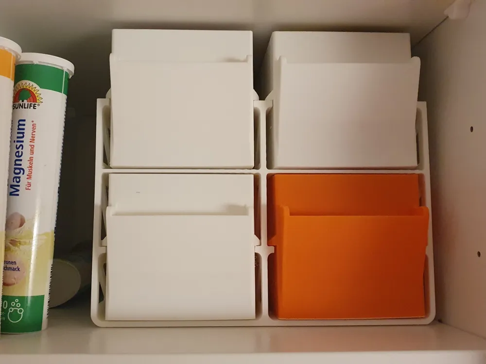 Tea Organizer - Free 3D Print Model - MakerWorld