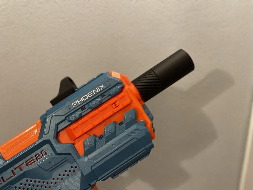 NERF Silencer 2 - Free 3D Print Model - MakerWorld
