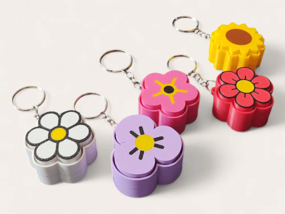 Flower Clickers Set - 5 Cute & Colorful Flowers by MakerPeace 3D ...