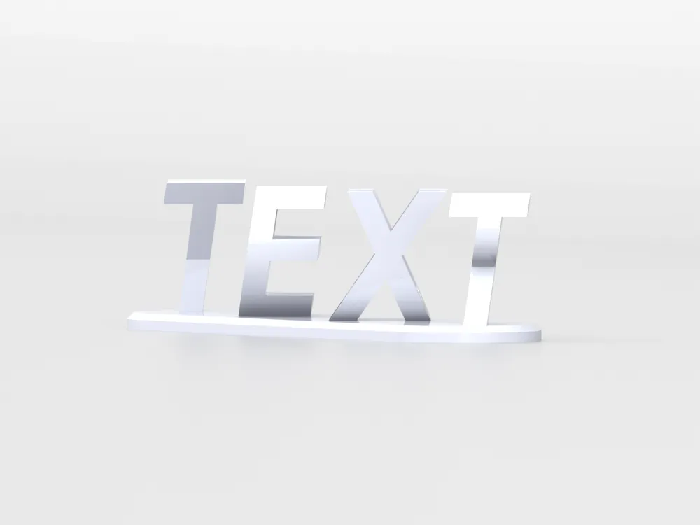 Your Custom Text Illusion by Tinkerer Designs - MakerWorld