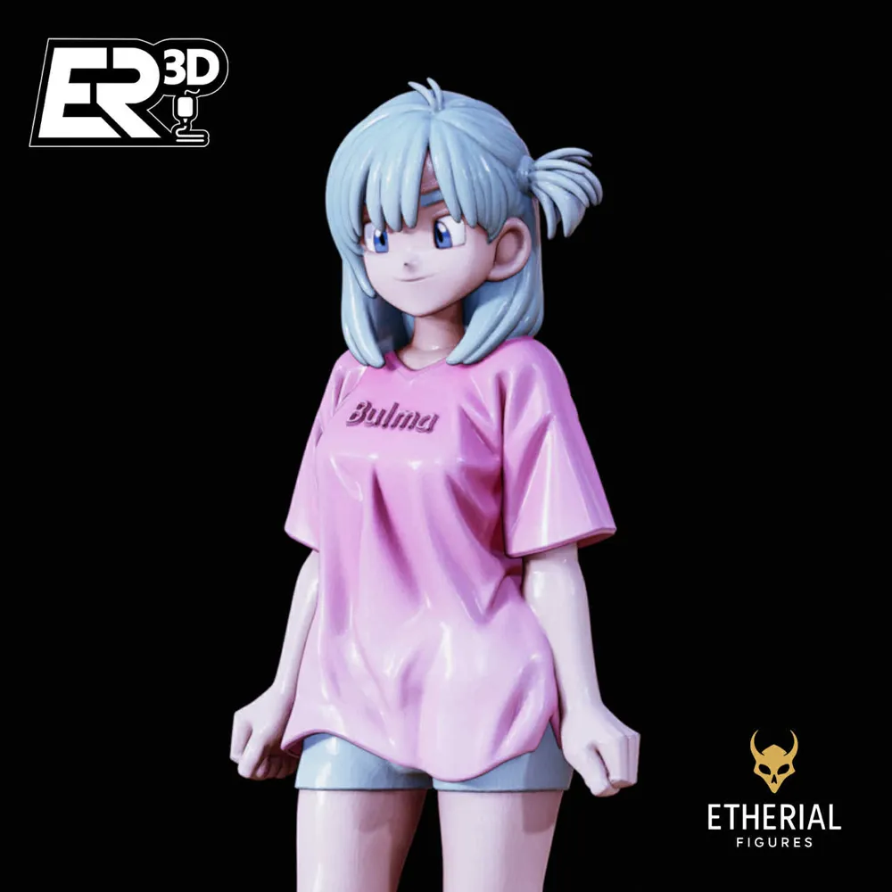 Bulma Dragon ball - Free 3D Print Model - MakerWorld