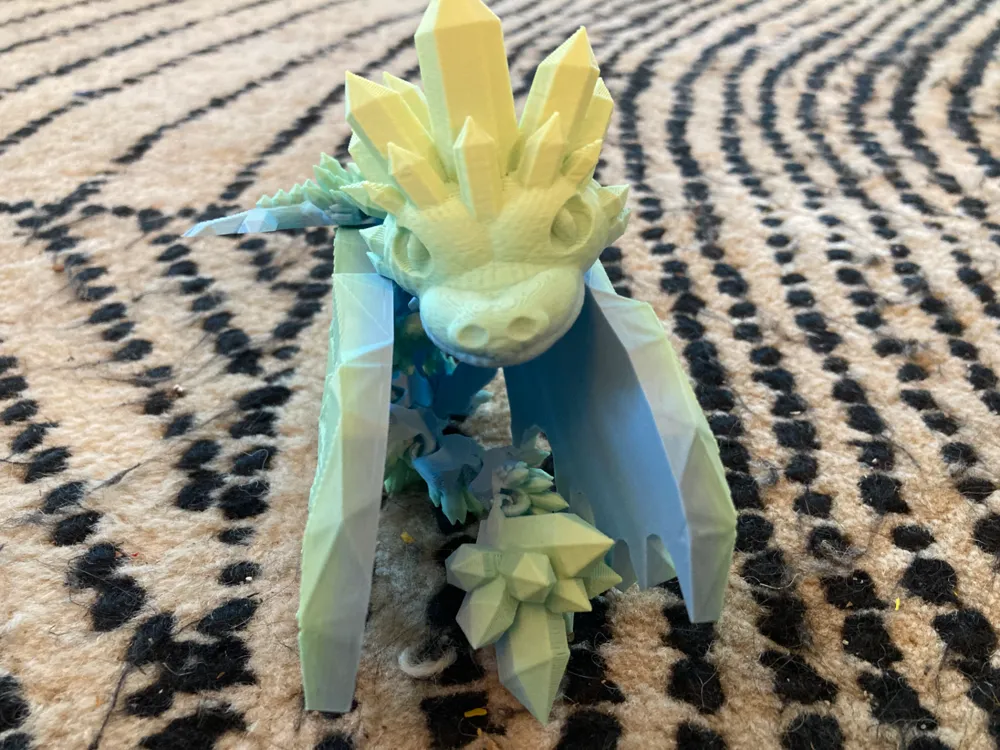 articulated baby cute wing dragon X-strong X-flex - Free 3D Print Model ...