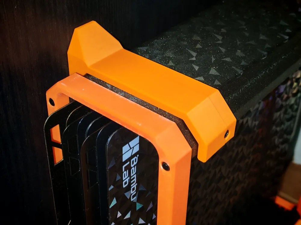 Simple fixings for 10 build plate storage - Free 3D Print Model ...