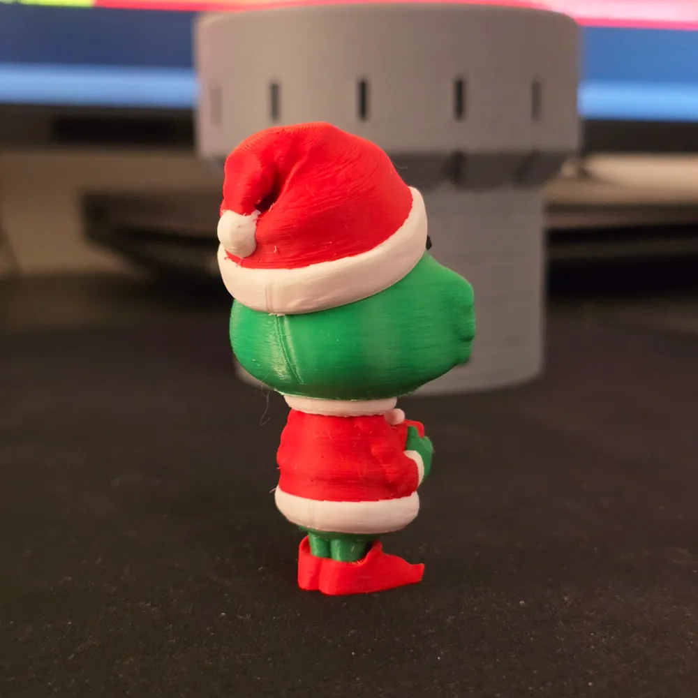 Chibi Christmas Grinch Figure - AMS Ready by Muunk Studio MakerWorld ...