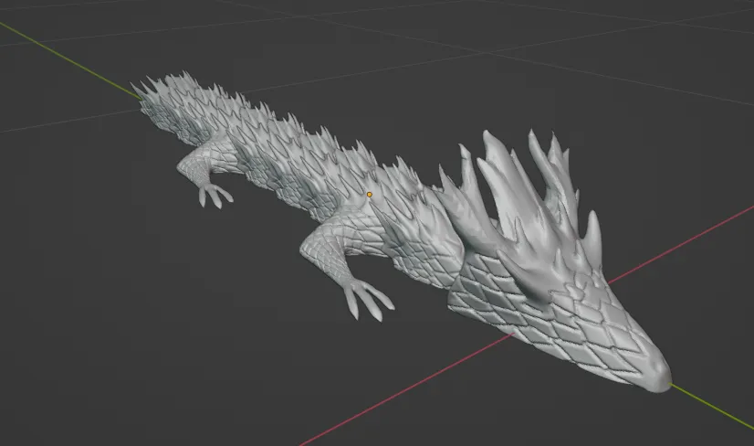 Articulated Spike Dragon by Sairae - MakerWorld