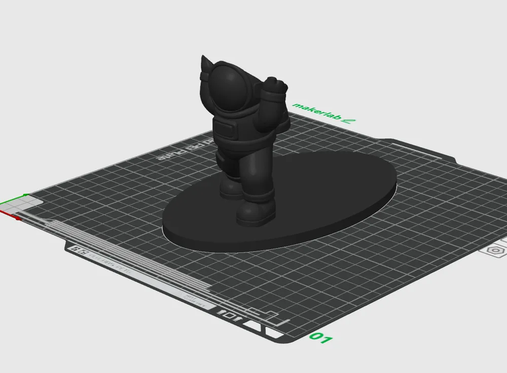 Astronaut Moon Lamp Base - Free 3D Print Model - MakerWorld